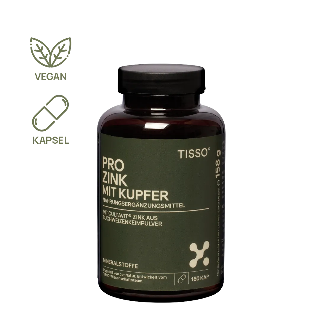 Pro Zink mit Kupfer kaufen | TISSO Naturprodukte